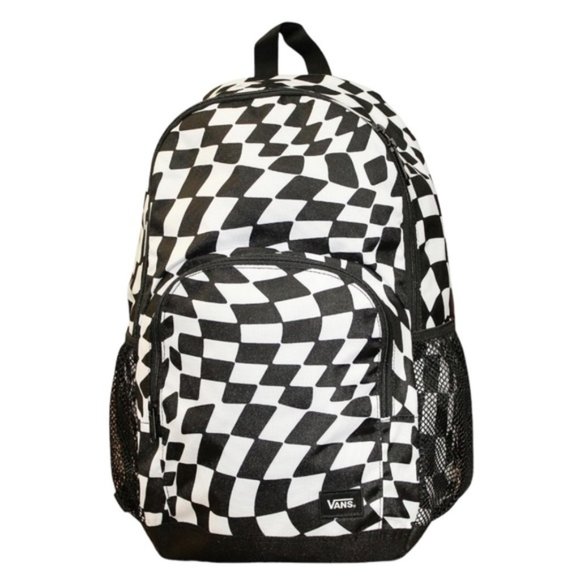 Vans | Bags | Vans Old Skool H2o Check Backpack Black White Unisex ...